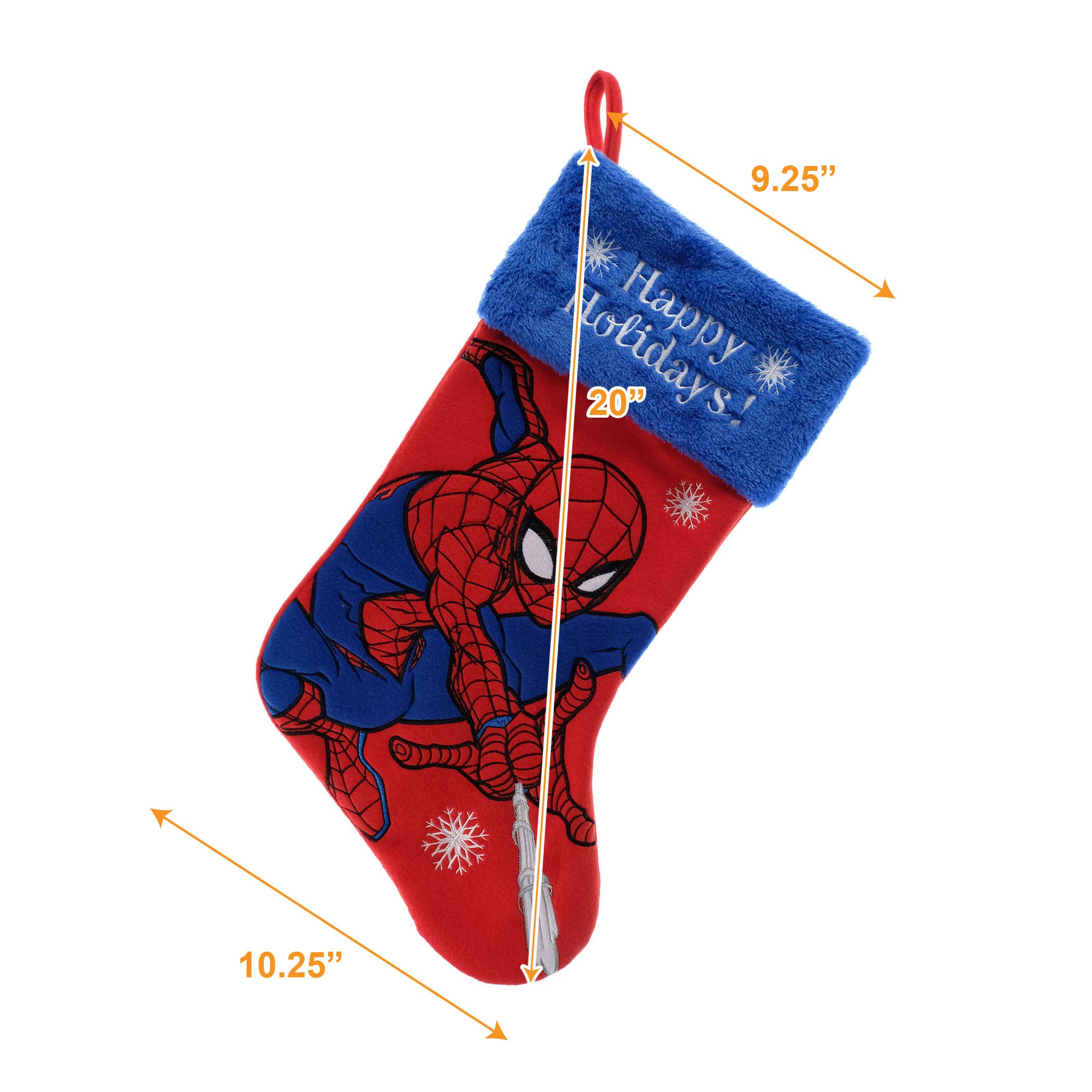 Spider-man Embroidered Christmas Stocking – WondaPop