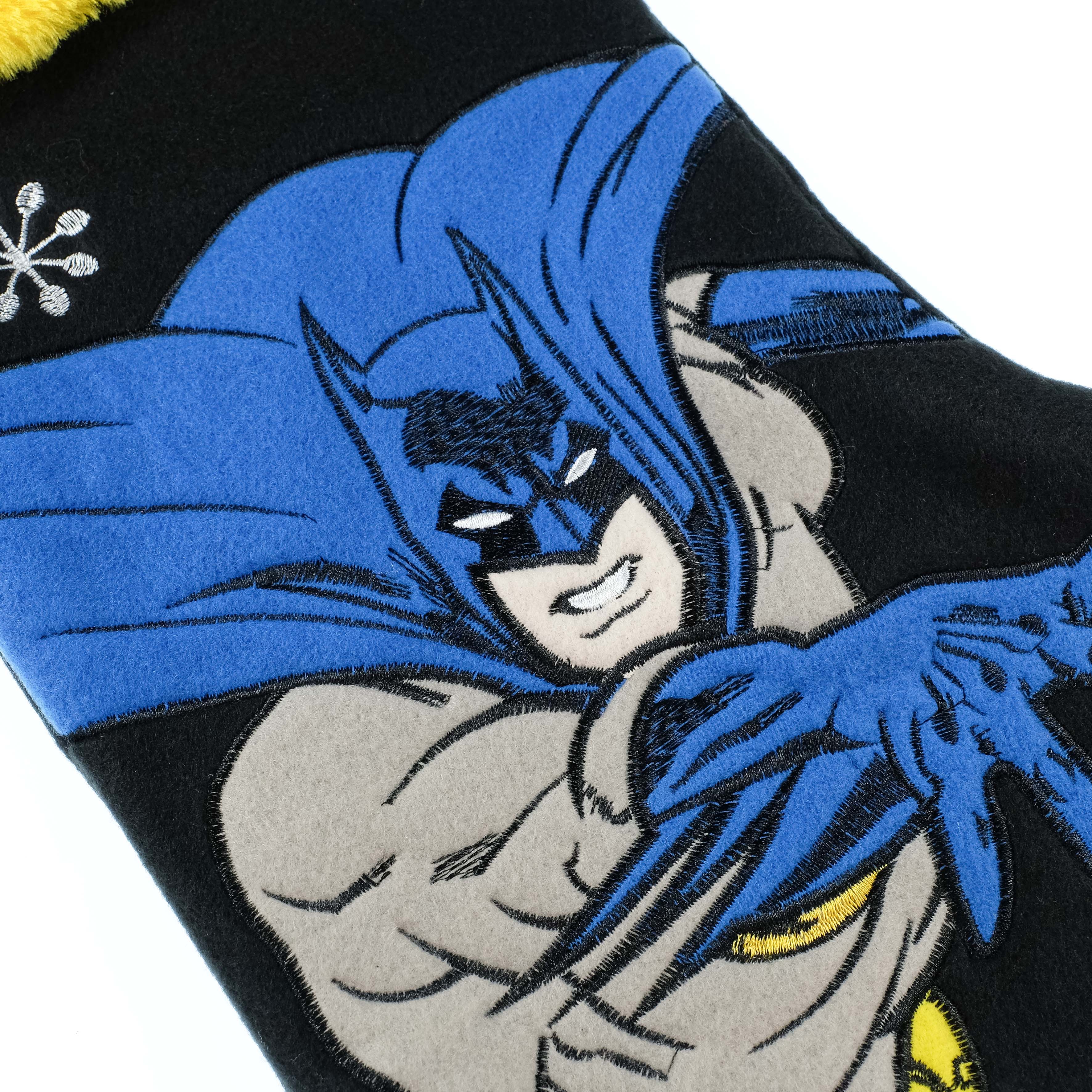 Batman Embroidered 20" Applique Christmas Stocking – WondaPop